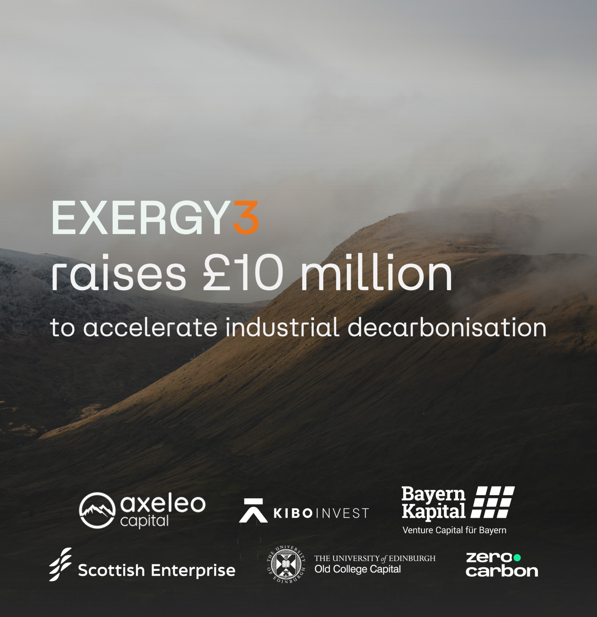Exergy3 - Decarbonising Industry with Cheaper & Greener Energy